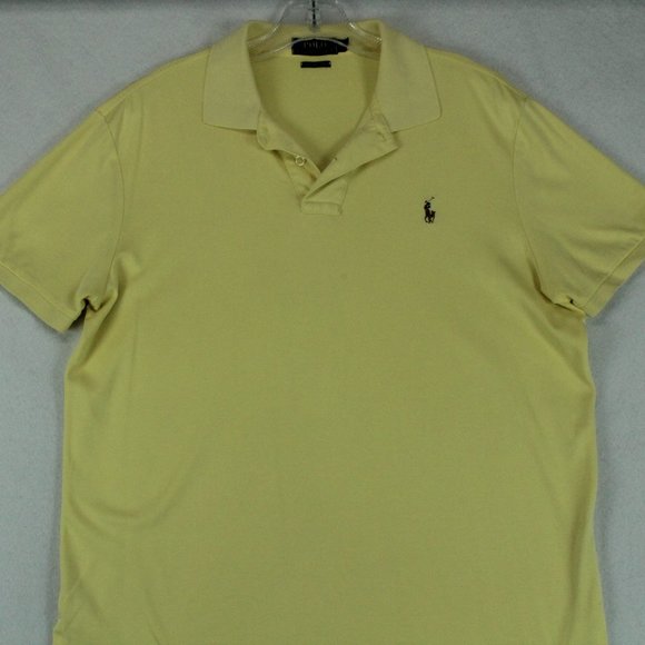 Polo Ralph Lauren | Shirts | Polo Ralph Lauren Mens Large Yellow Polo ...